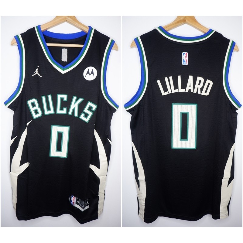 Damian Lillard Jersey Bucks Black
