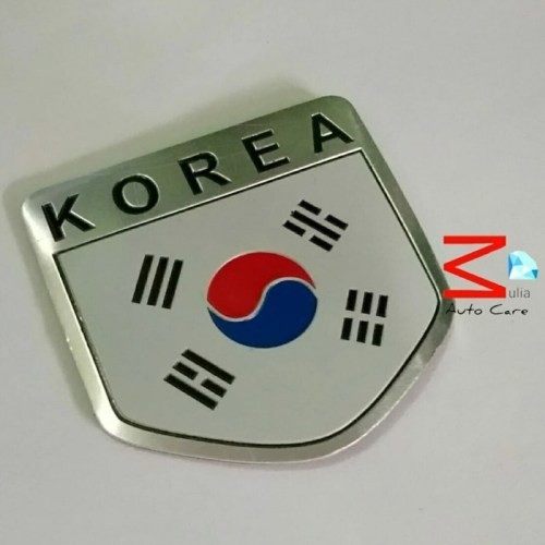 Jual Emblem Variasi Mobil Motor Logo Bendera Korea Selatan | Shopee ...