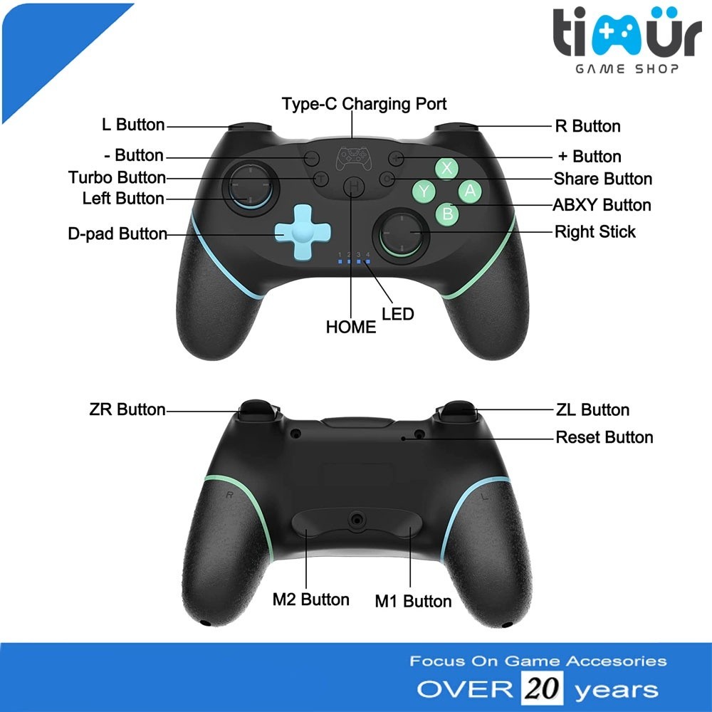 Jual [LIMITED QUALITY] Stick Stik Wireless Pro Controller Nintendo ...