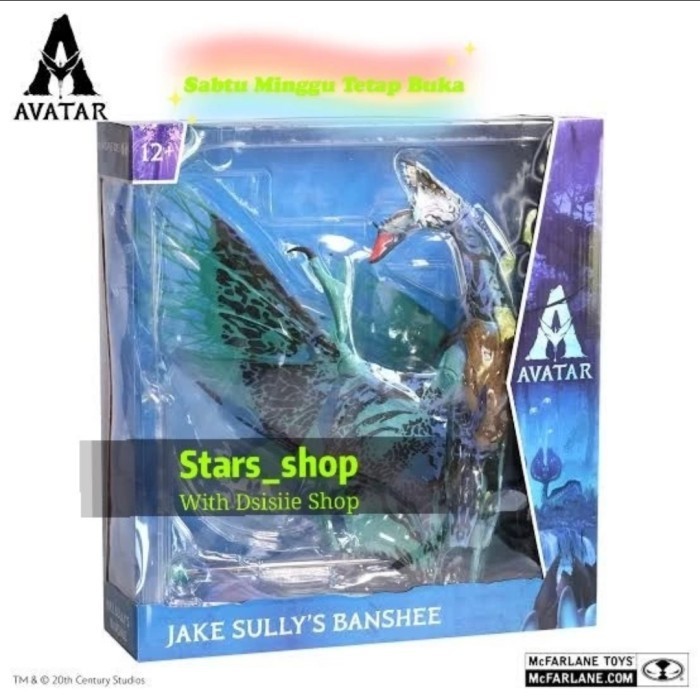 Jual [Original] Mcfarlane Avatar Jake Sully'S Banshee Bob Mega Figure ...