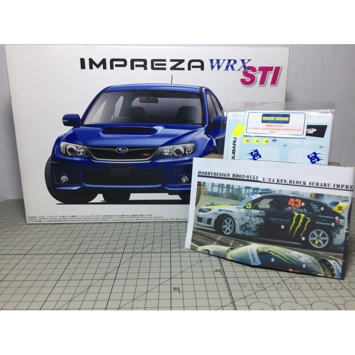 Jual [Original] Mokit Bundling Aoshima 1/24 Subaru Impreza Grb Wrx Sti Ken Block Terbatas ...