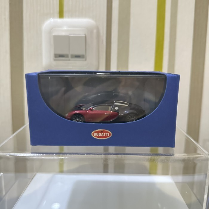 Jual [Original] Autoart Bugatti Eb 16.4 Veyron Showcar Hitam Merah 1/64 ...