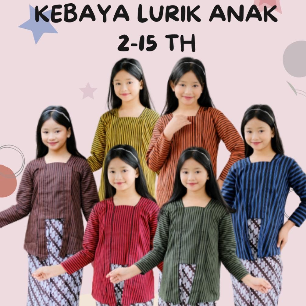 Jual PROMO KEBAYA LURIK BAJU ADAT JAWA SETELAN KEBAYA ADAT ANAK PEREMPUAN LSH | Shopee Indonesia
