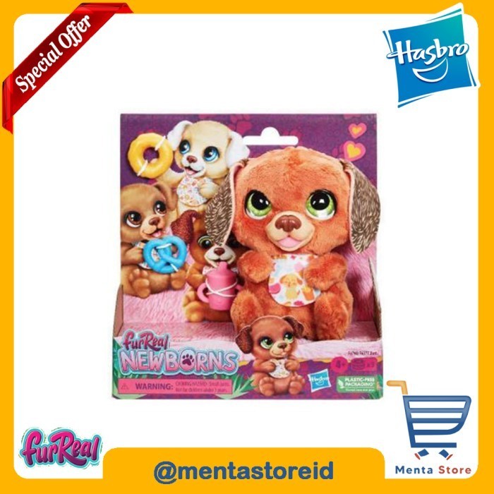 Jual [COD] Furreal Newborns Puppy Animatronic Plush Toy With Sound Effects Diskon | Shopee Indonesia