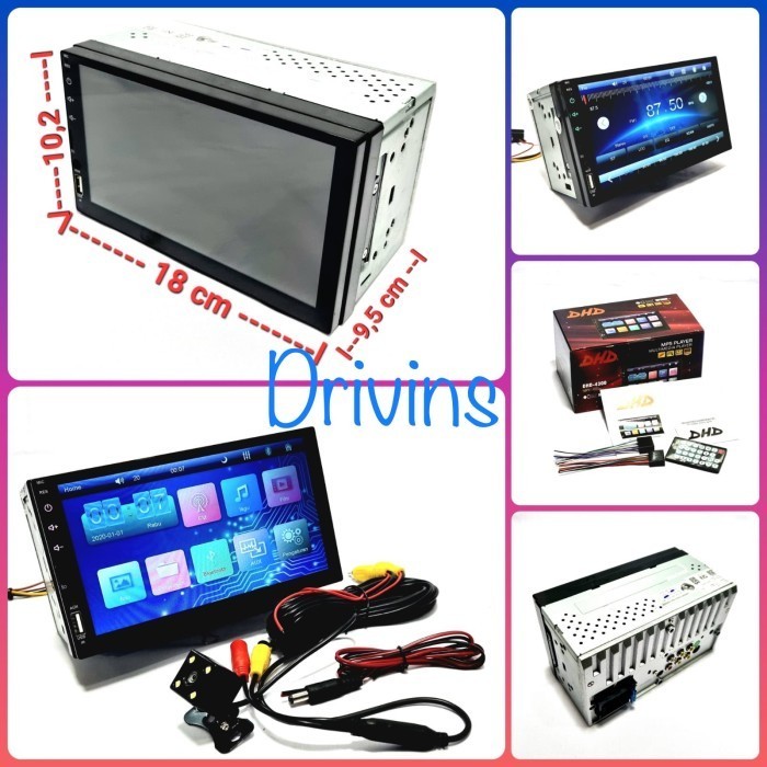 Jual [Original] Head Unit Doubledin Mp5 Dhd-4300 Body Panjang Free ...