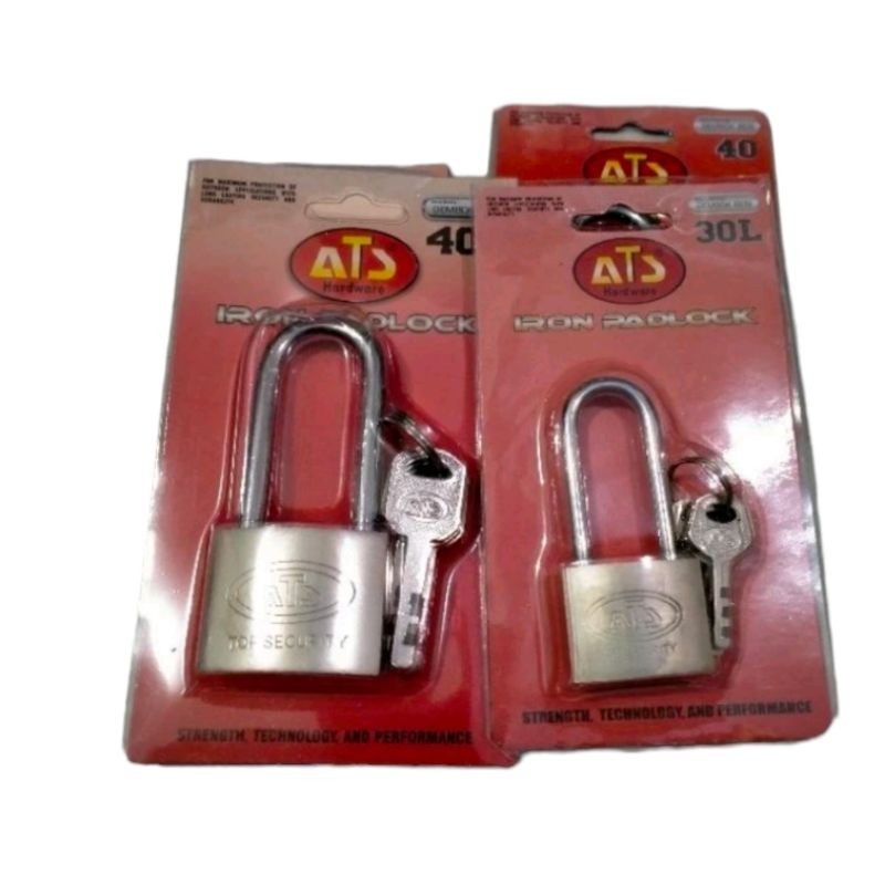 Jual gembok merk ATS 30 mm 40 mm 50 mm / gembok gudang pintu ruko toko ...