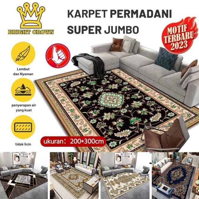 Jual Bright Crown Karpet Lantai Permadani Style SUPER JUMBO Uk 300 x ...
