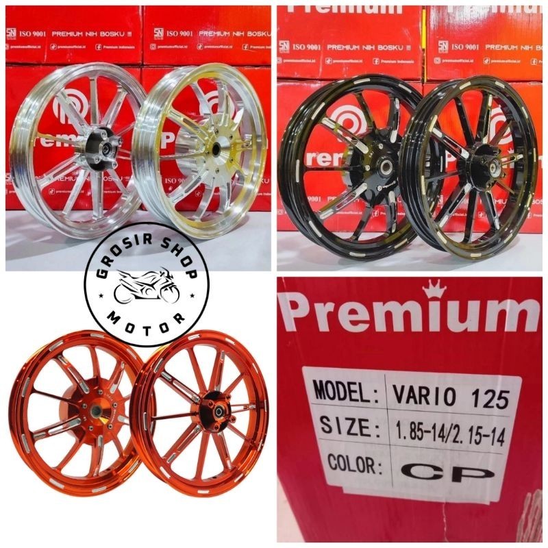 Jual Velg Racing Vd Premium Vario 125 & 150 / Pelek Premium P10 Vario ...