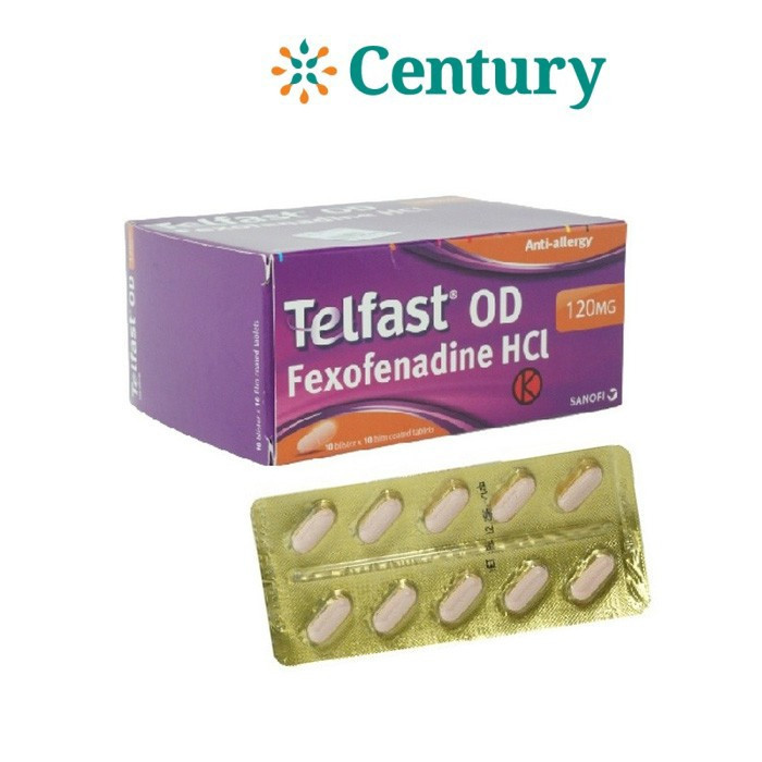 Jual TELFAS OD 120 MG / FEXOFENADINE / RHINITIS / FLU / ALERGI | Shopee Indonesia