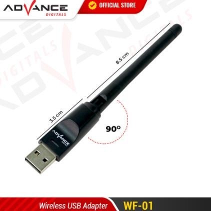 Jual Promo Advance Usb Wf -01Dongle Wifi Wireless Adapter Receiver Komputer Pc Laptop Set Top ...