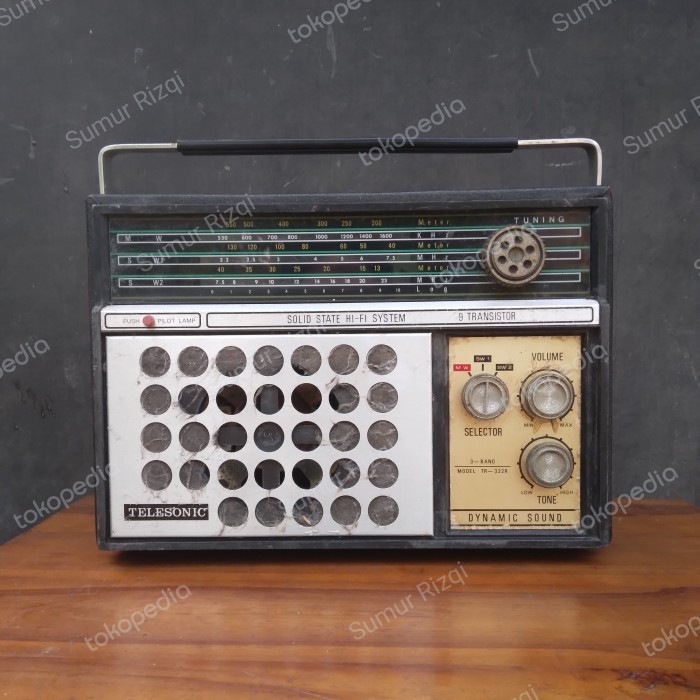 Jual ready RADIO TELESONIC JADUL - RADIO JADUL ANTIK VINTAGE - RADIO ...