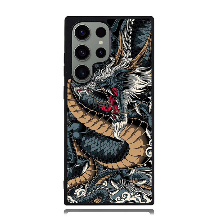 Jual Casing Case Custom Samsung S24 S23 S22 S21 S20 Ultra Plus FE Dragon japanese NO026 Hardcase ...