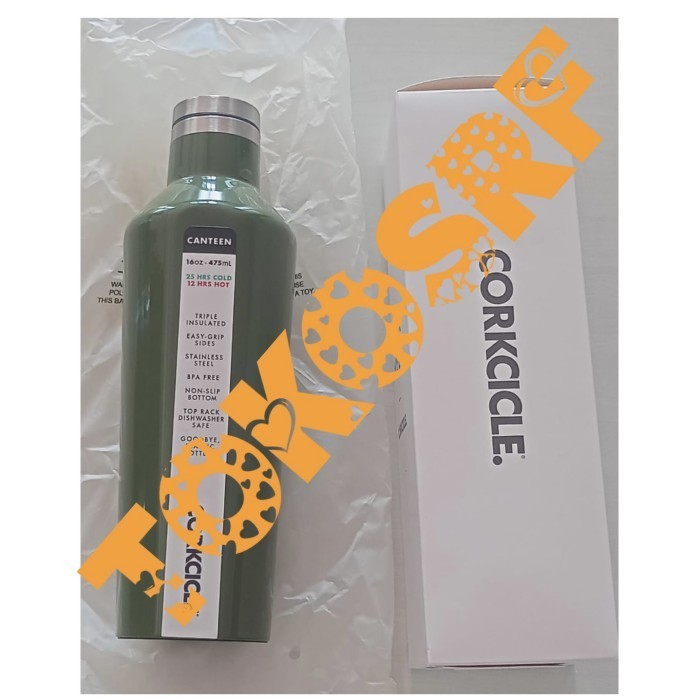 Jual Corkcicle Olive 16 oz Canteen Botol Minum | Shopee Indonesia