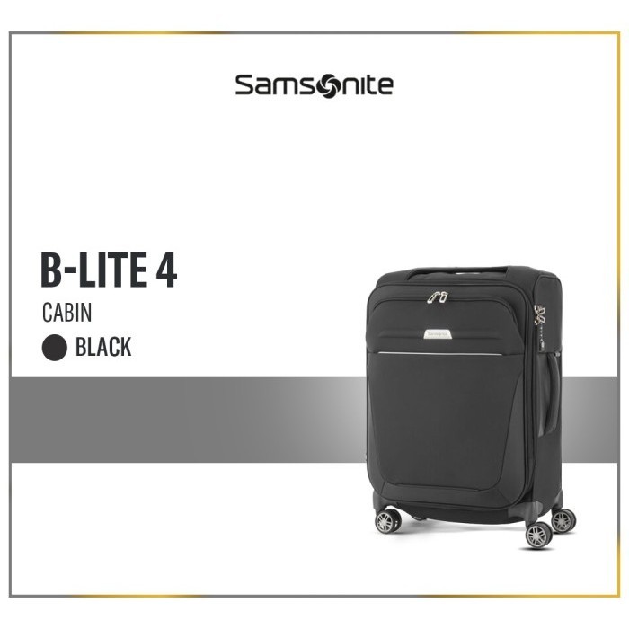 Jual Samsonite Koper Softcase B-Lite 4 Spinner 55/20 Expandable - Black ...