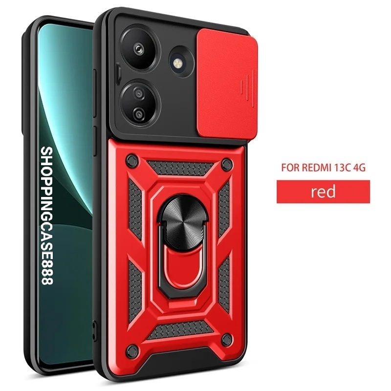 Jual TRANSFORMER SLID CAMERA 2 IN 1 XIAOMI REDMI 13C/POCO C65 HARDCASE ...