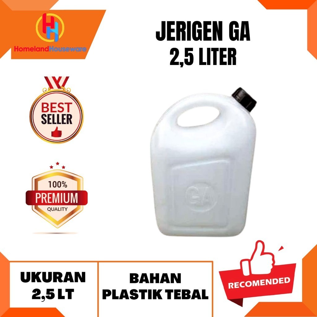 Jual (SIAP KIRIM) JERIGEN 2,5 LITER/ JERIGEN AIR/ JERIGEN MINYAK ...