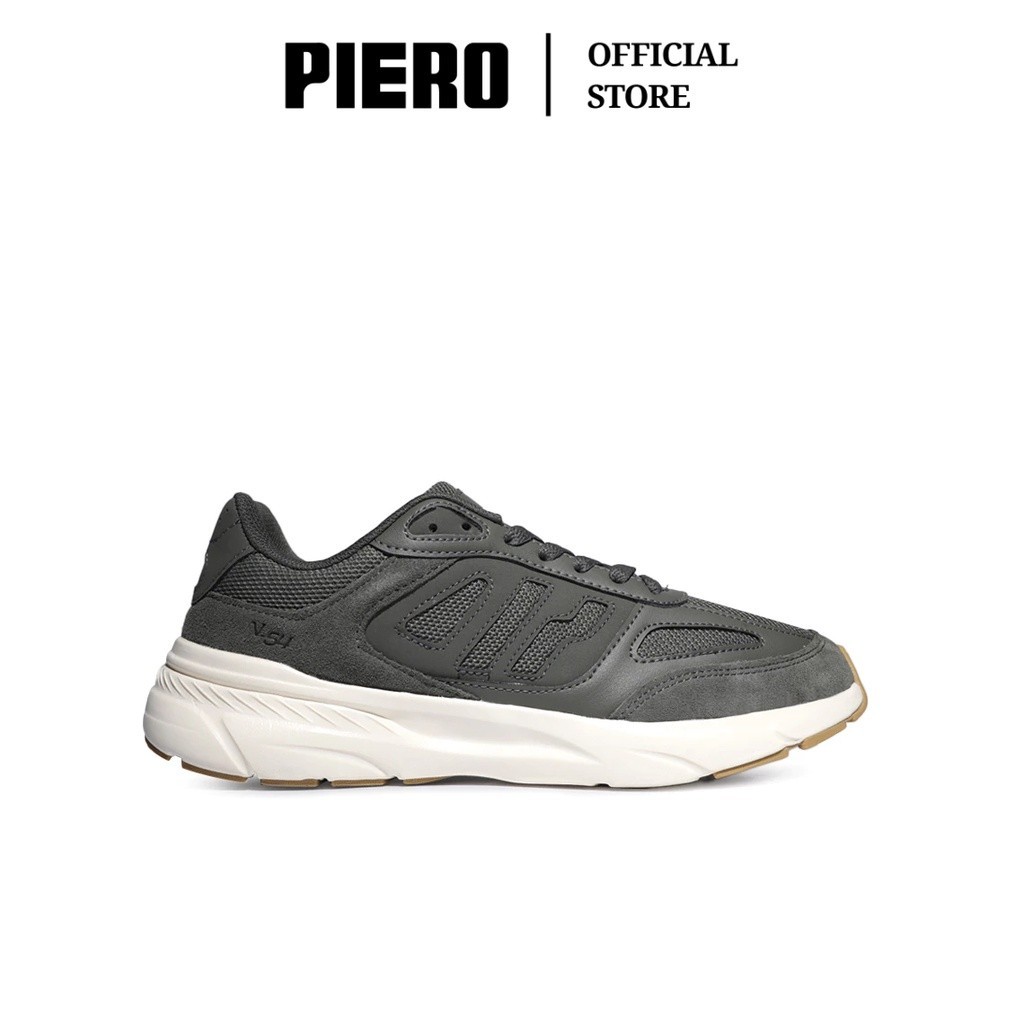 Jual Piero Sepatu Sneakers Pria Jogger V54 Prm Dark Green Off White Caramel PIE210000085 ...