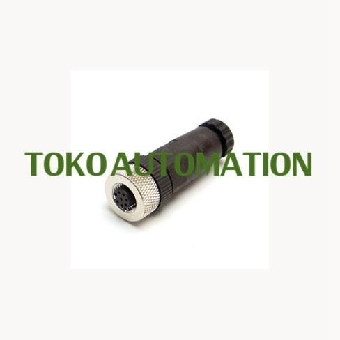 Jual HARGA DISC - M12 Socket Connector type straight 8 pin female ...