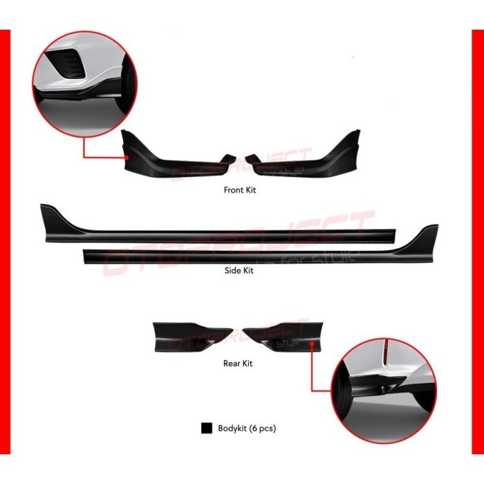 Jual BODY KIT MODULO HONDA ALL NEW CITY HATCHBACK PAINTING | Shopee ...