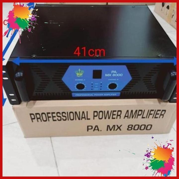 Jual box power amplifier pa. mx 8000 box professional power ampli pa mx8000 (kwj) | Shopee Indonesia