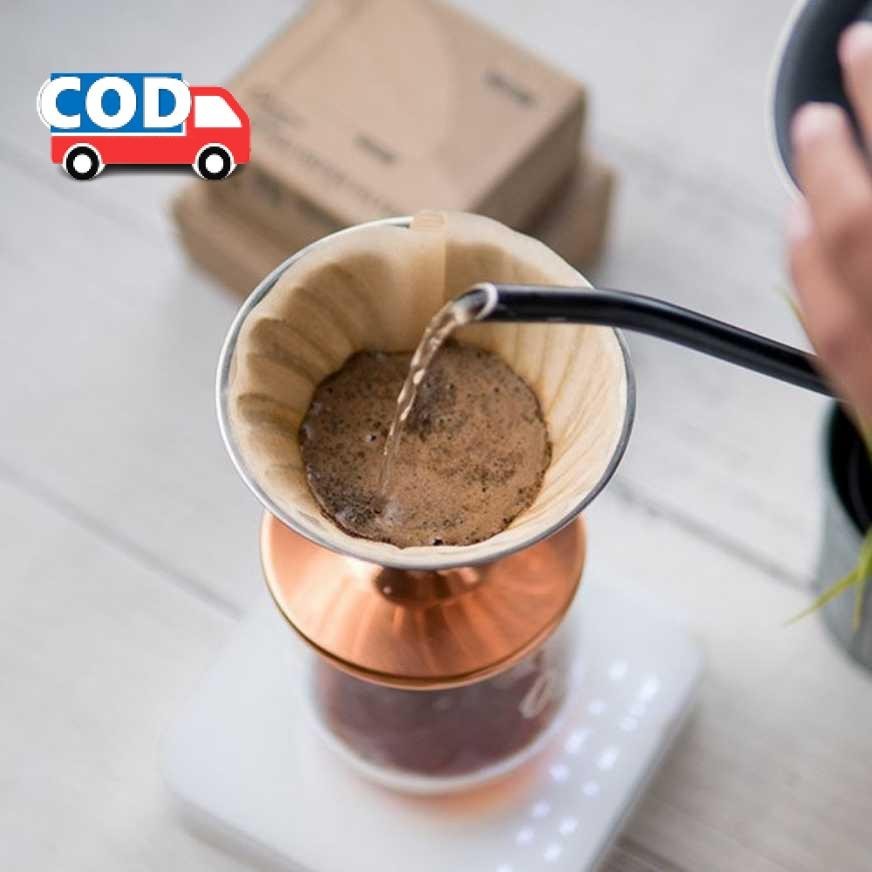 Jual Kertas Filter Kopi V60 100 Pcs Paper Saringan Penyaring Drip 1 - 4 ...