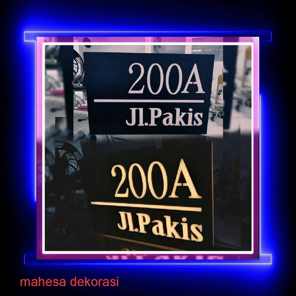 Jual Neon Box Kotak 30x30cm 1 Sisi Full Acrylic | Shopee Indonesia