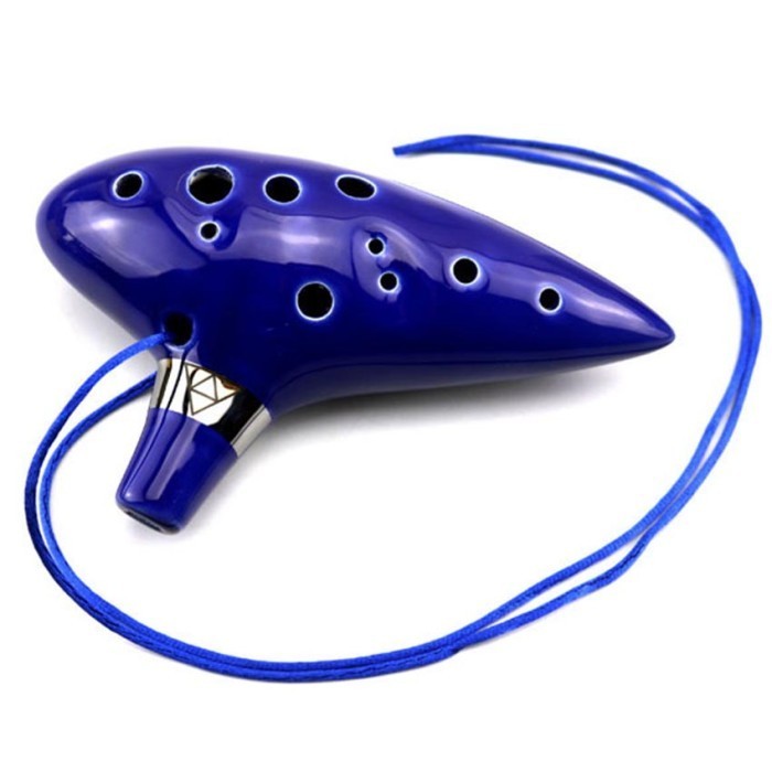 Jual Seruling - Seruling Ocarina 12 Holes Lubang Soprano Alto C Keramik ...