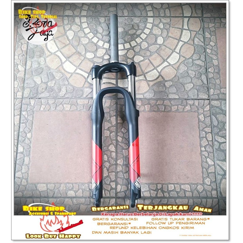Jual GARPU SEPEDA 26 - FORK GARPU MTB 26 ROCKSHOX XC28 T100 BLACK ...