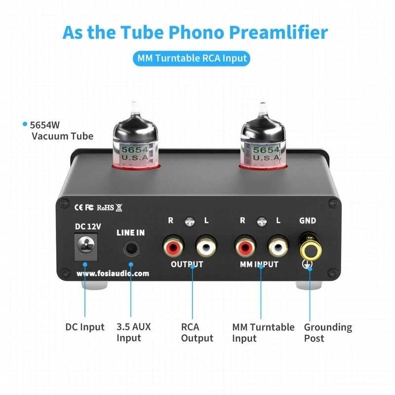 Jual Fosi Audio Phono Preamp & Headphone Amplifier Vacuum Tubes - Box X4 | Shopee Indonesia