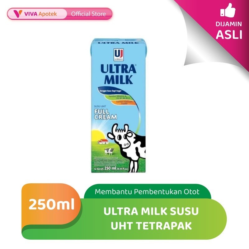Jual Ultra Milk Susu Uht Tetrapak 250Ml | Shopee Indonesia