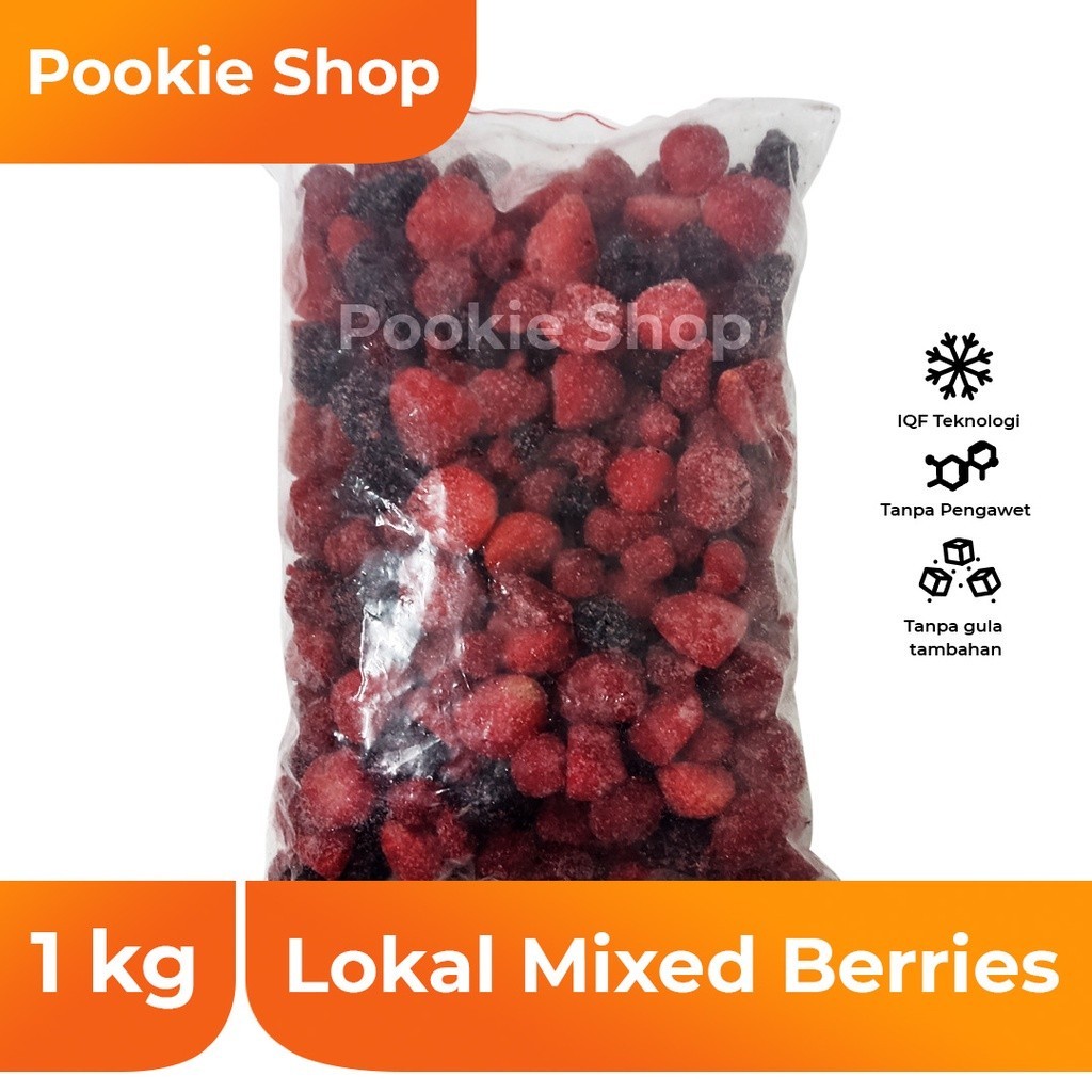 Jual LOKAL frozen mixed berry/mixed berries beku 1 kg | Shopee Indonesia