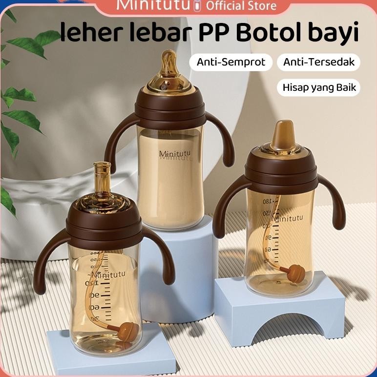 Jual Terkini Minitutu Pigeon Botol Susu Bayi (Wide Neck) Pp Nano Perak Botol Susu 3 In 1 Puting ...