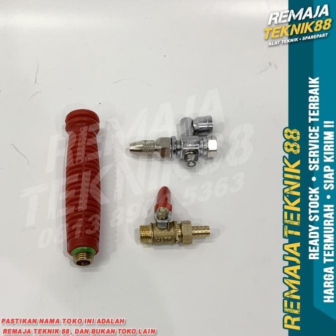 Jual Nozzle Steam Jet Cuci Ac Spuyer/ Gagang Merah + Kran + Universal ...