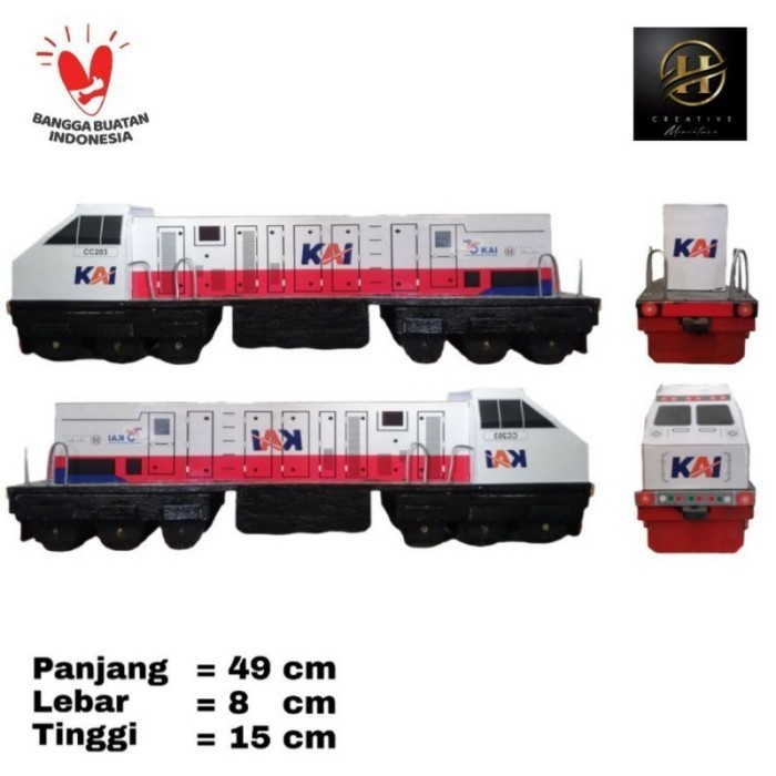 Jual Lokomotif Kereta Api CC203 Livery 2014 - MINIATUR KERETA API KAYU ...