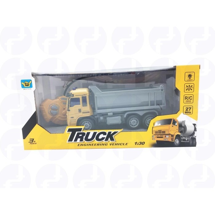 Jual Harga!! Mainan Anak RC Mobil Truck Set Dump Truk Kontruksi Kuning ...