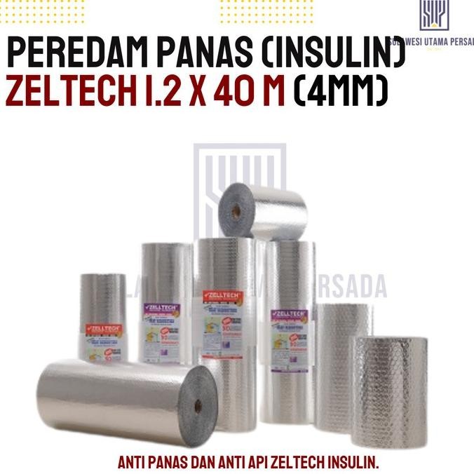 Jual favorit] Peredam Panas Atap - Alumunium Foil ZellTech Anti Atap ...