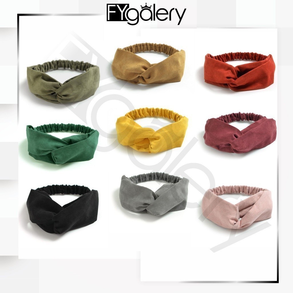 Jual FYGALERY BD01 BD02 Bando Wanita Korea Headband Bandana Simpul ...