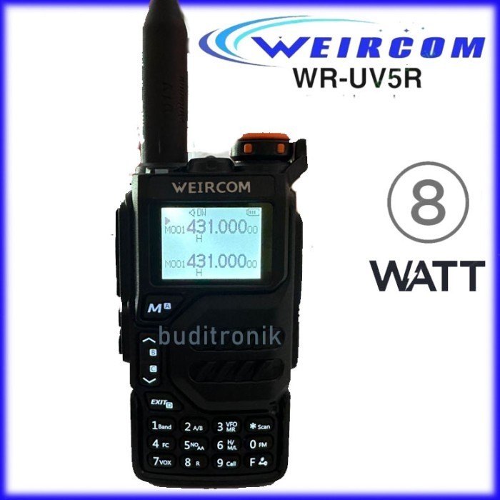 Jual WEIRCOM UV-5R HT / UV5R HANDY WALKIE TALKIE / HT DUAL BAND ORIGINAL | Shopee Indonesia