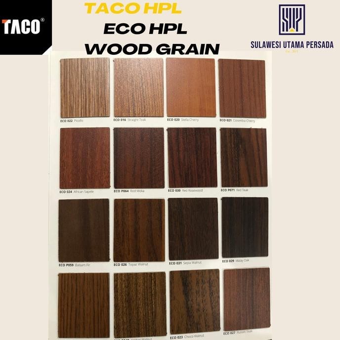 Jual yang dicari@@@@] Taco Hpl / Eco Hpl Taco / Eco Hpl Taco WoodGrain | Shopee Indonesia