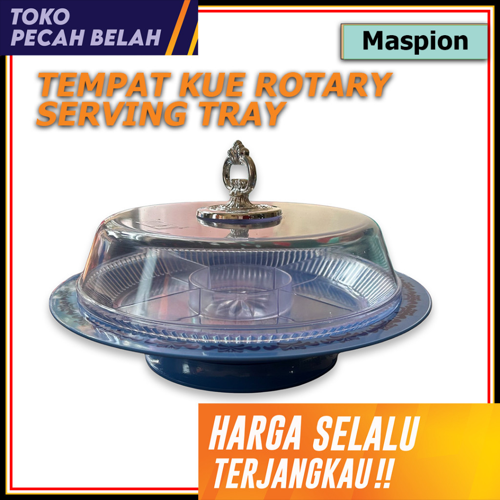Jual Tempat Kue Rotary SERVING TRAY CW-169 Maspion | Shopee Indonesia