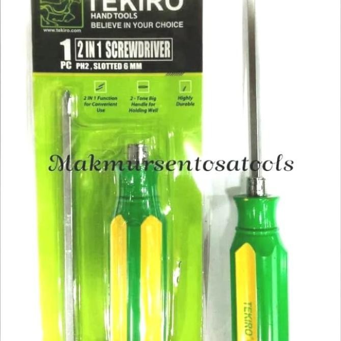 Jual Obeng 2 arah / Two way Screwdriver Tekiro | Shopee Indonesia