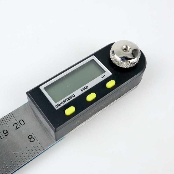 Jual Penggaris Pengukur Sudut Digital Inclinometer Goniometer Angle 200mm Berkualitas bagus ...