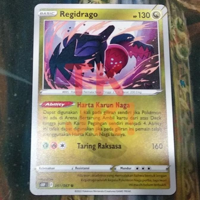 Jual Pokemon Game Kartu Koleksi Regidrago - Pedang & Perisai | Shopee Indonesia