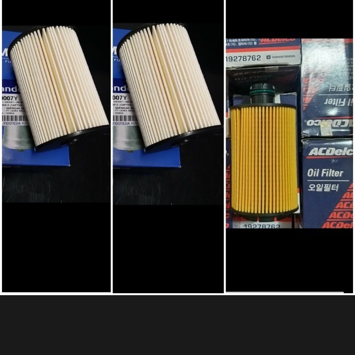 Jual Paket Filter Oli Captiva FL AC Delco asli KOREA Filter Solar FL2 ...