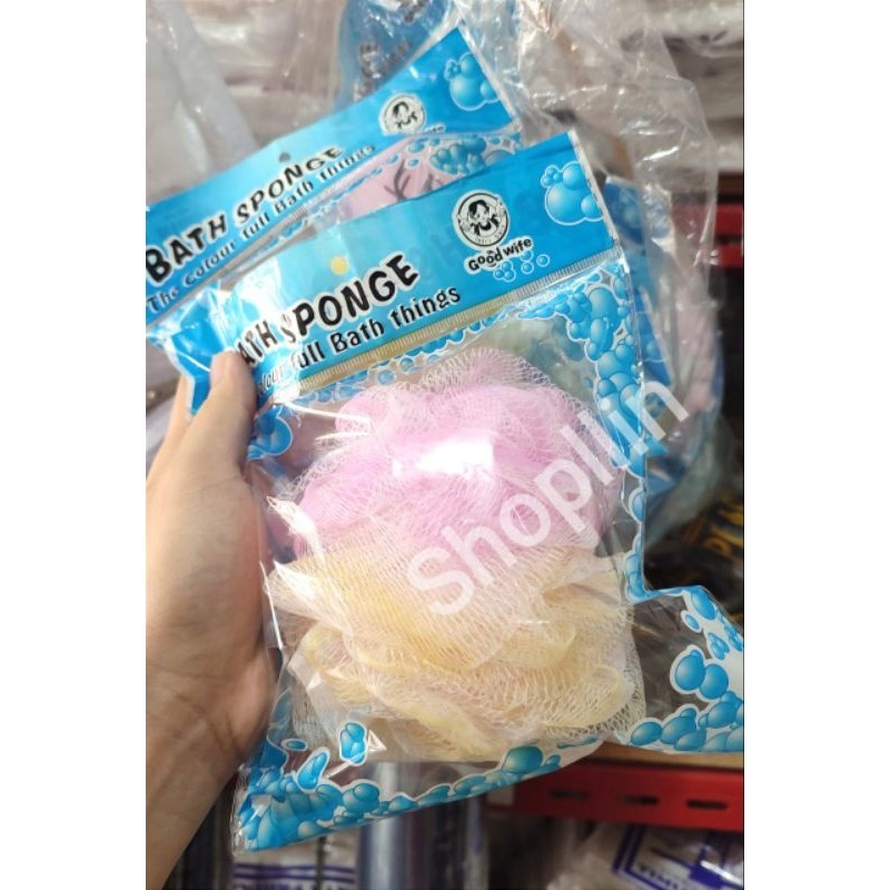 Jual Spon mandi / Spons jaring mandi Premium / Sponge mandi Bath shower ...