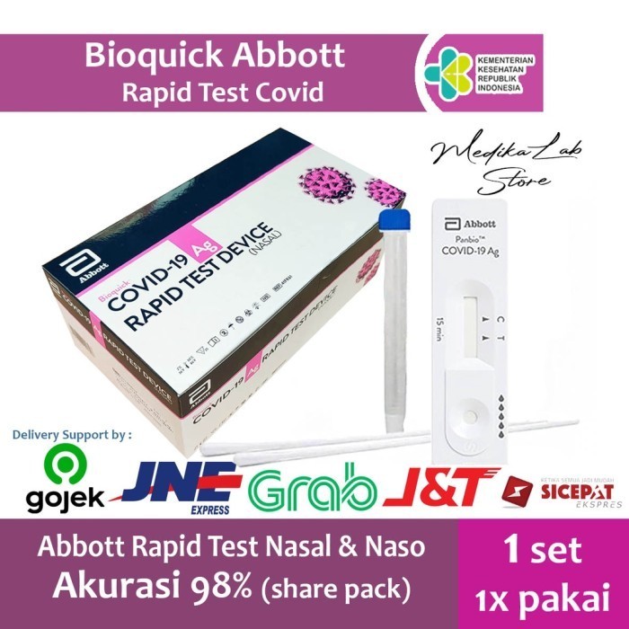 Jual Rapid Test Antigen Abbot Bioquick Naso/Nasal Box Medika Lab ...