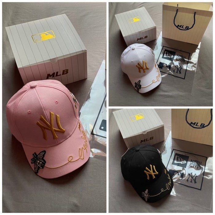 Jual TOPI MLB x NEW ERA NY YANKEES BEE WOMEN CAP Free MLB Goodie Bag ...