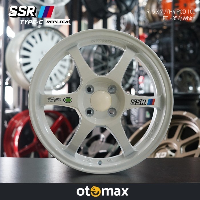 Jual Velg - Velg Mobil Ssr Type C Ring 15 White | Shopee Indonesia