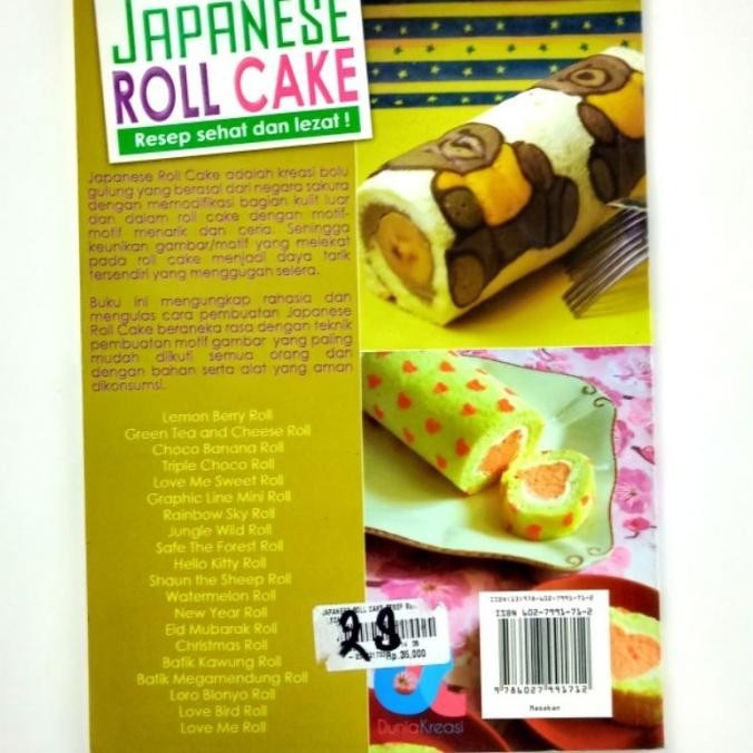 Jual Buku Resep Kue - Japanese Roll Cake | Shopee Indonesia