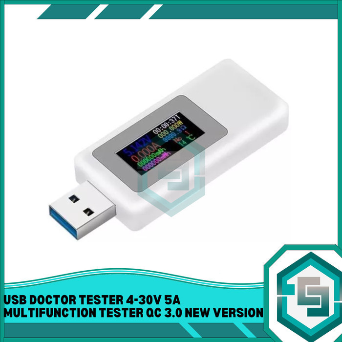 Jual Usb Doctor Tester 4-30V 5A Multifunction Tester Qc 3.0 New Version ...